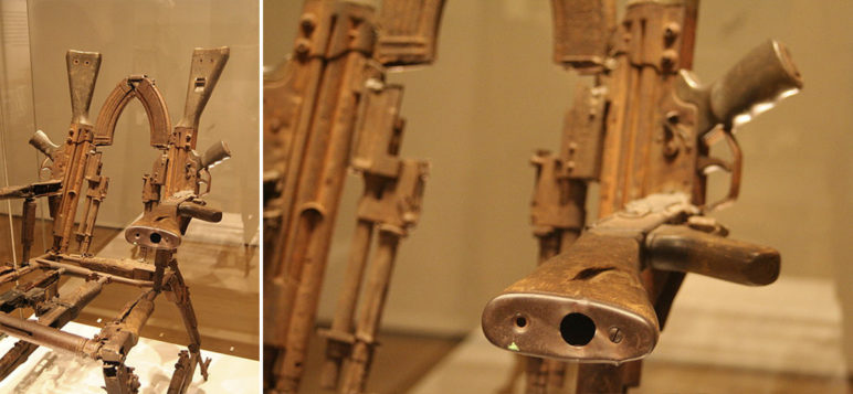 The Throne of Weapons:A sculpture entirely made of decommissioned ...