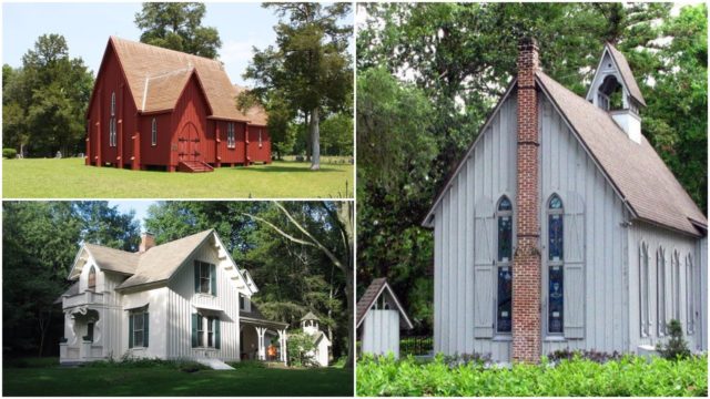 Carpenter Gothic: The style of wooden house seen in the famous painting ...