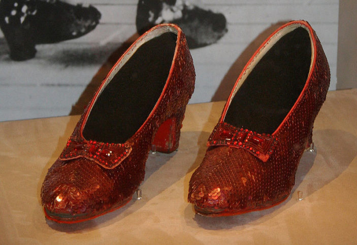 "Ruby Slippers" are considered the Holy Grail of Hollywood memorabilia ...