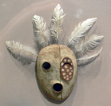 Beautiful examples of expressive shamanic ritual masks made by the Yup ...