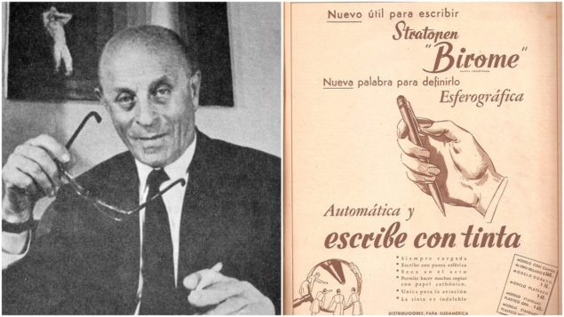 Ballpoint pens are sometimes called "biros" after their inventor ...