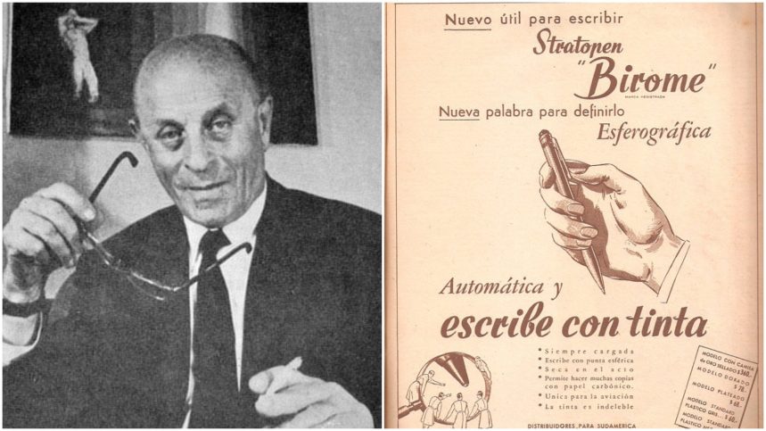 Ballpoint pens are sometimes called "biros" after their inventor ...