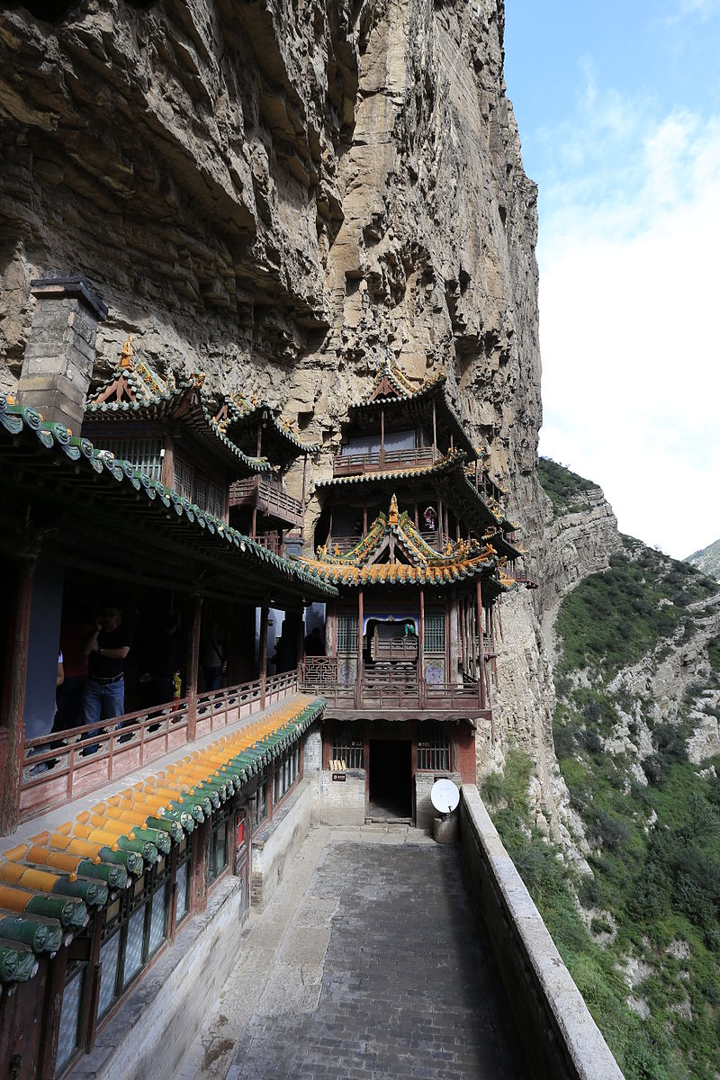 The Hanging Monastery in China: A rare piece of architecture and one of ...