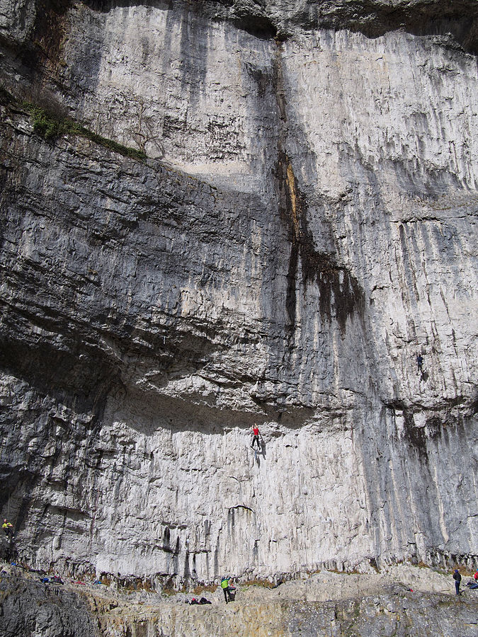 After 200 years, the normally dry Malham Cove has been turned into a ...