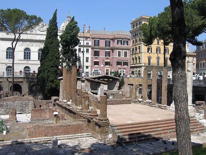 The site in Rome where Julius Caesar was killed is now a stray cat ...