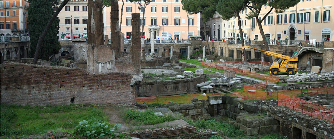 The site in Rome where Julius Caesar was killed is now a stray cat ...