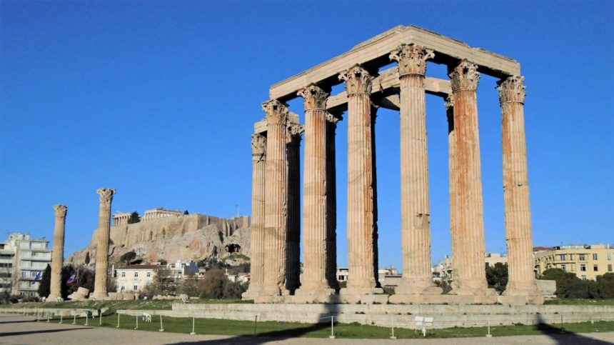 The Temple of Olympian Zeus was under construction for over 600 years ...