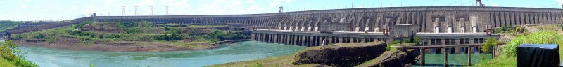 Itaipu Dam produces the most energy of any hydroelectric dam in the ...