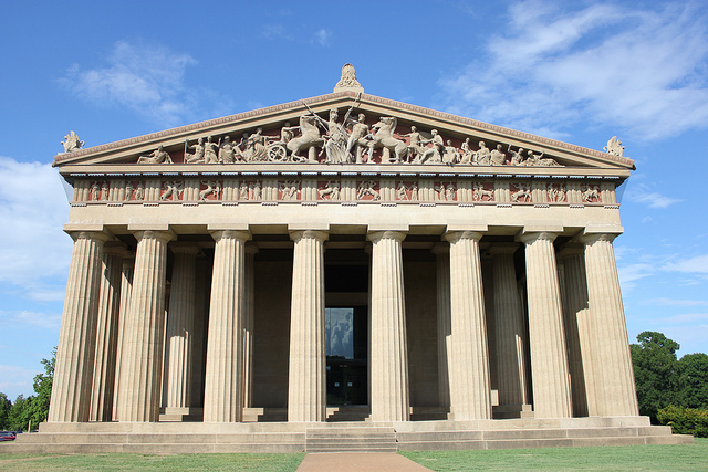 There is a full-scale replica of the original Parthenon in Nashville, TN, built in 1897 | The ...