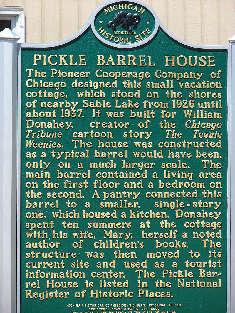 The Pickle Barrel House was inspired by "The Teenie Weenies" and given ...