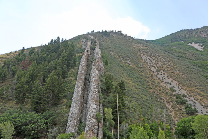 The Devil's Slide: A strange massive-size limestone chute in Utah’s ...