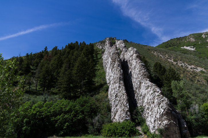 The Devil's Slide: A strange massive-size limestone chute in Utah’s ...