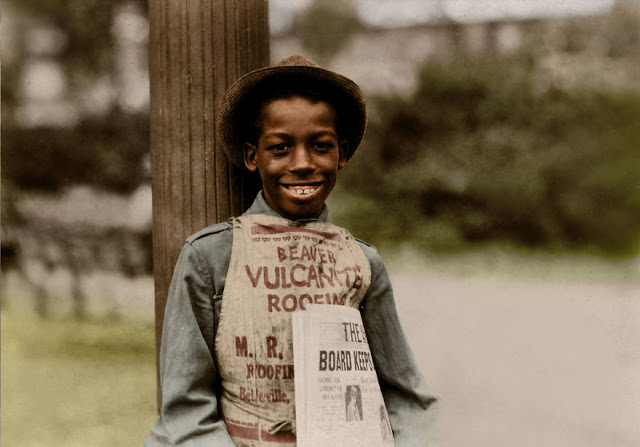 Child labor of early 20th century brought to life in colorized images ...