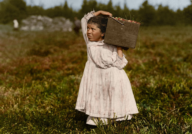 Child labor of early 20th century brought to life in colorized images ...