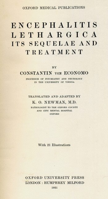The forgotten "sleepy sickness" epidemic transformed victims into ...
