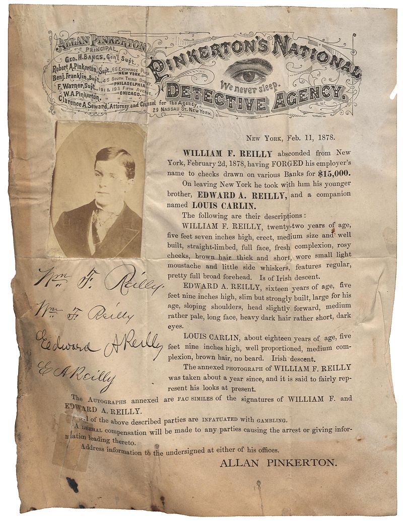 Pinkerton Detective Agency of the Wild West that tracked Jesse James ...