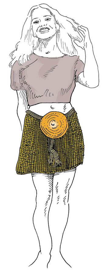 The Egtved Girl, found in Denmark in 1921, was a true Bronze Age ...