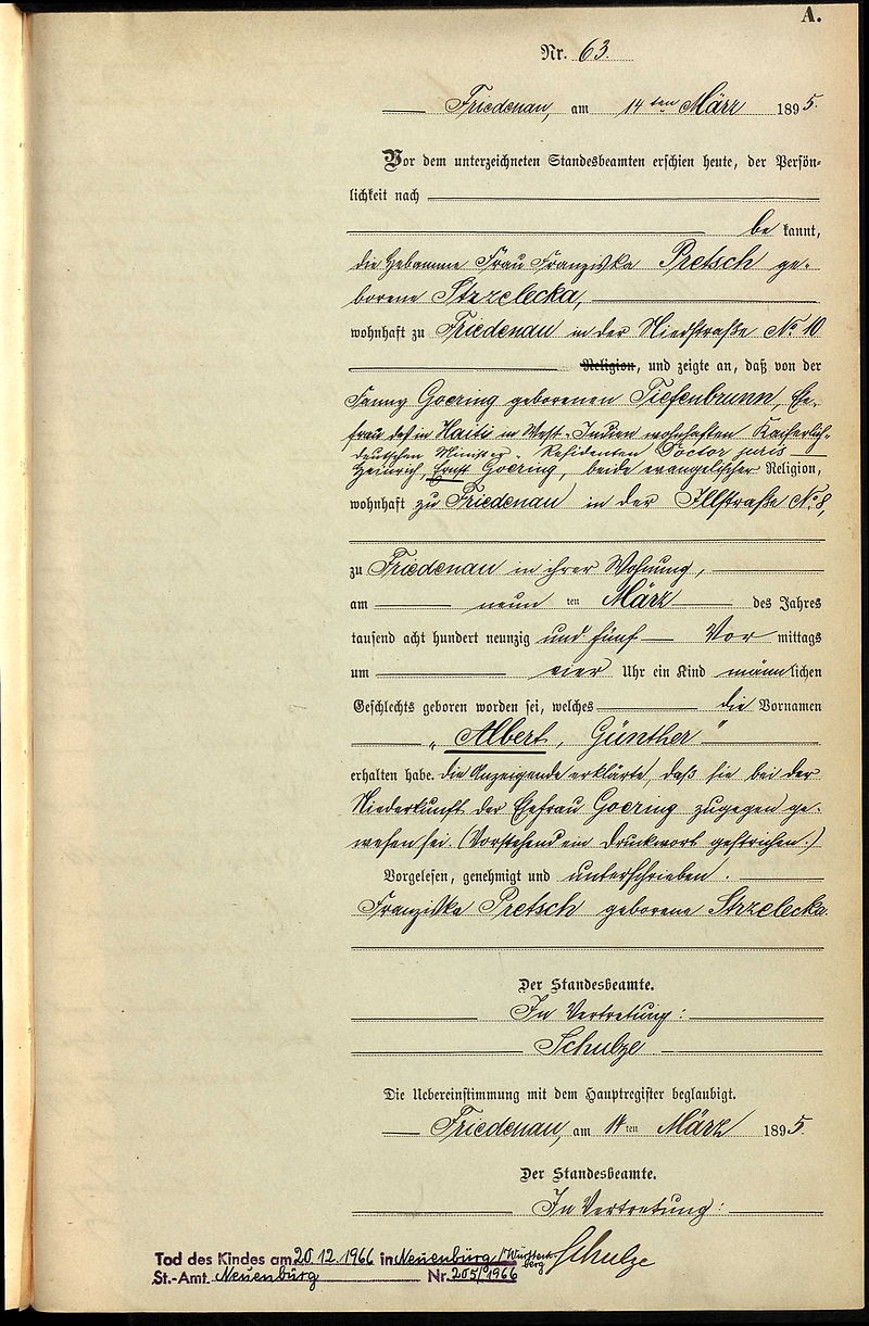 Albert Göring, the brother of Hermann Göring, was an anti-Nazi activist ...