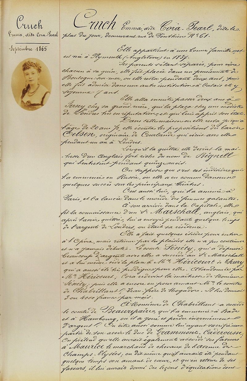 The Humble English Girl who Became 'Cora Pearl' - Courtesan Sensation ...