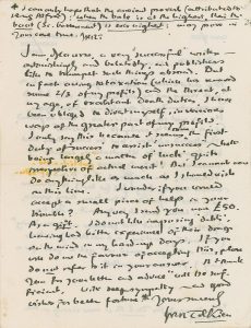 A remarkable pair of letters from Tolkien to Mary Fairburn, an artist ...