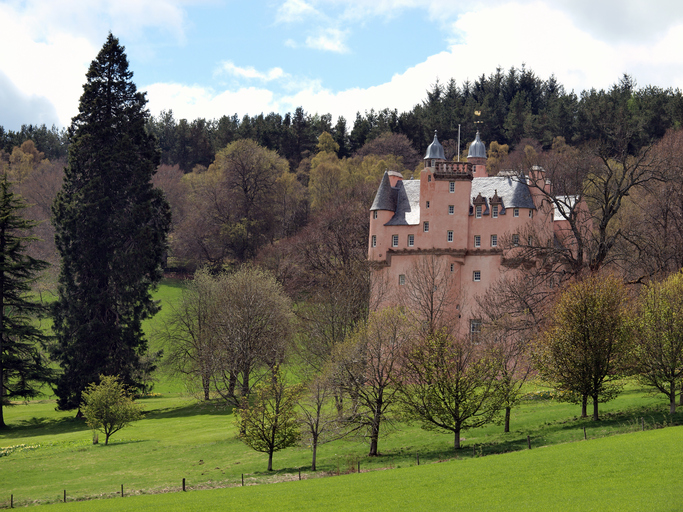 The pink Scottish castle said to have inspired Walt Disney | The ...