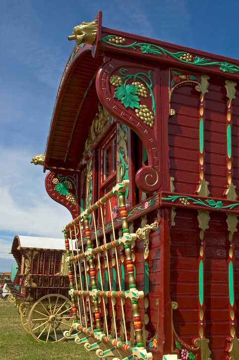 Caravans of Color: The Intricate Vardo Wagons of Britain's Romani ...