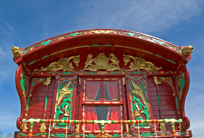 Caravans of Color: The Intricate Vardo Wagons of Britain's Romani ...