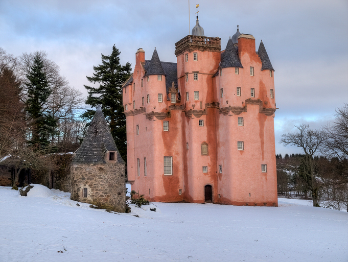 The pink Scottish castle said to have inspired Walt Disney | The ...