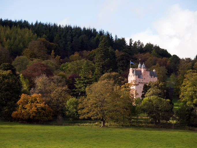 The pink Scottish castle said to have inspired Walt Disney | The ...