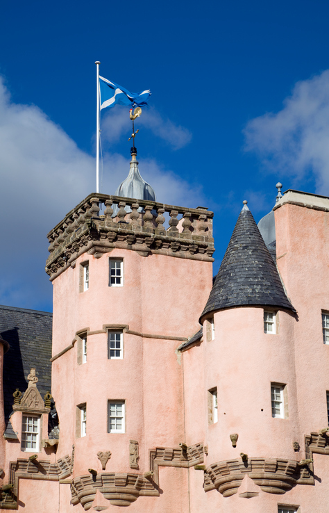 The pink Scottish castle said to have inspired Walt Disney | The ...