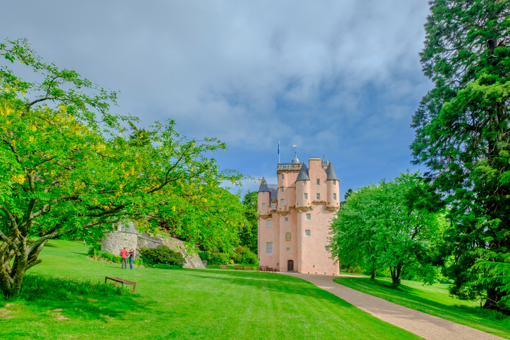 The pink Scottish castle said to have inspired Walt Disney | The ...