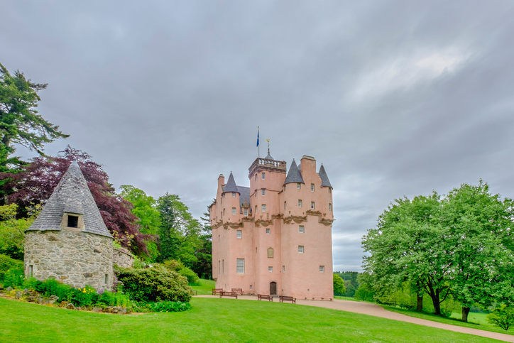 The pink Scottish castle said to have inspired Walt Disney | The ...