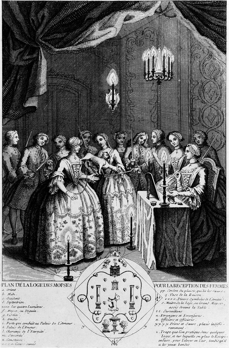 The Order of the Pug - Secret Society whose Members Wore Dog Collars ...