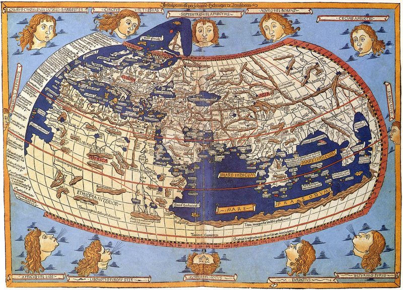 Columbus’ Distorted Map of the World he used to Mistakenly Identify his ...