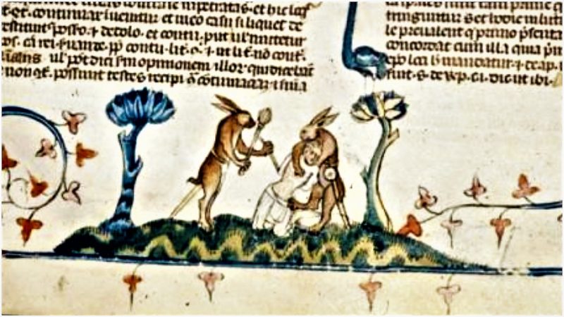 Medieval 'Terminator' Rabbits were Depicted as Violently Crazed Beasts ...