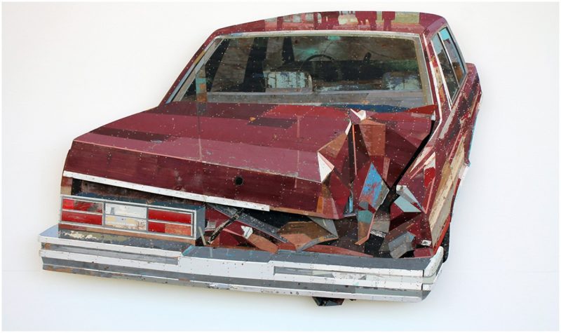 The Car That Got Smashed by a Meteorite - It Went Right Through the ...