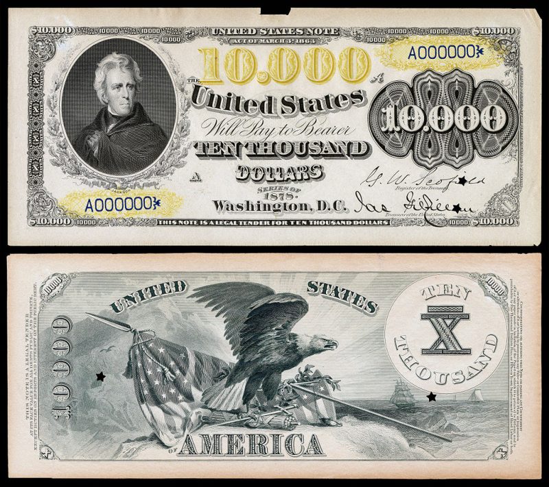 Ever see a $100,000 bill? The Story Behind Large-Denomination Currency ...
