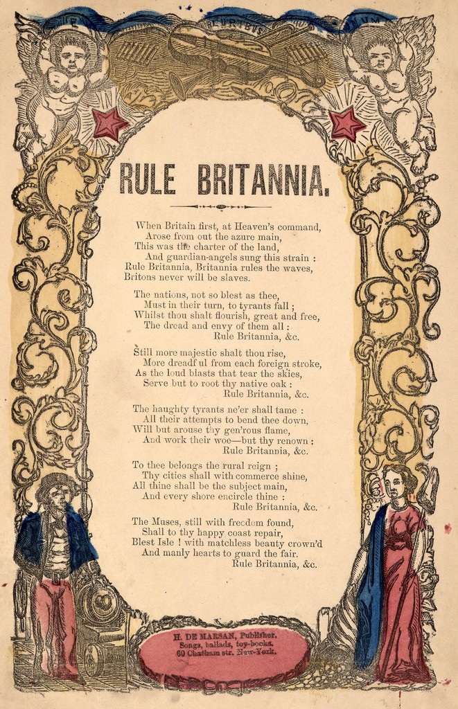 Pop Star says British Anthem "Rule, Britannia!" Should be Banned | The ...