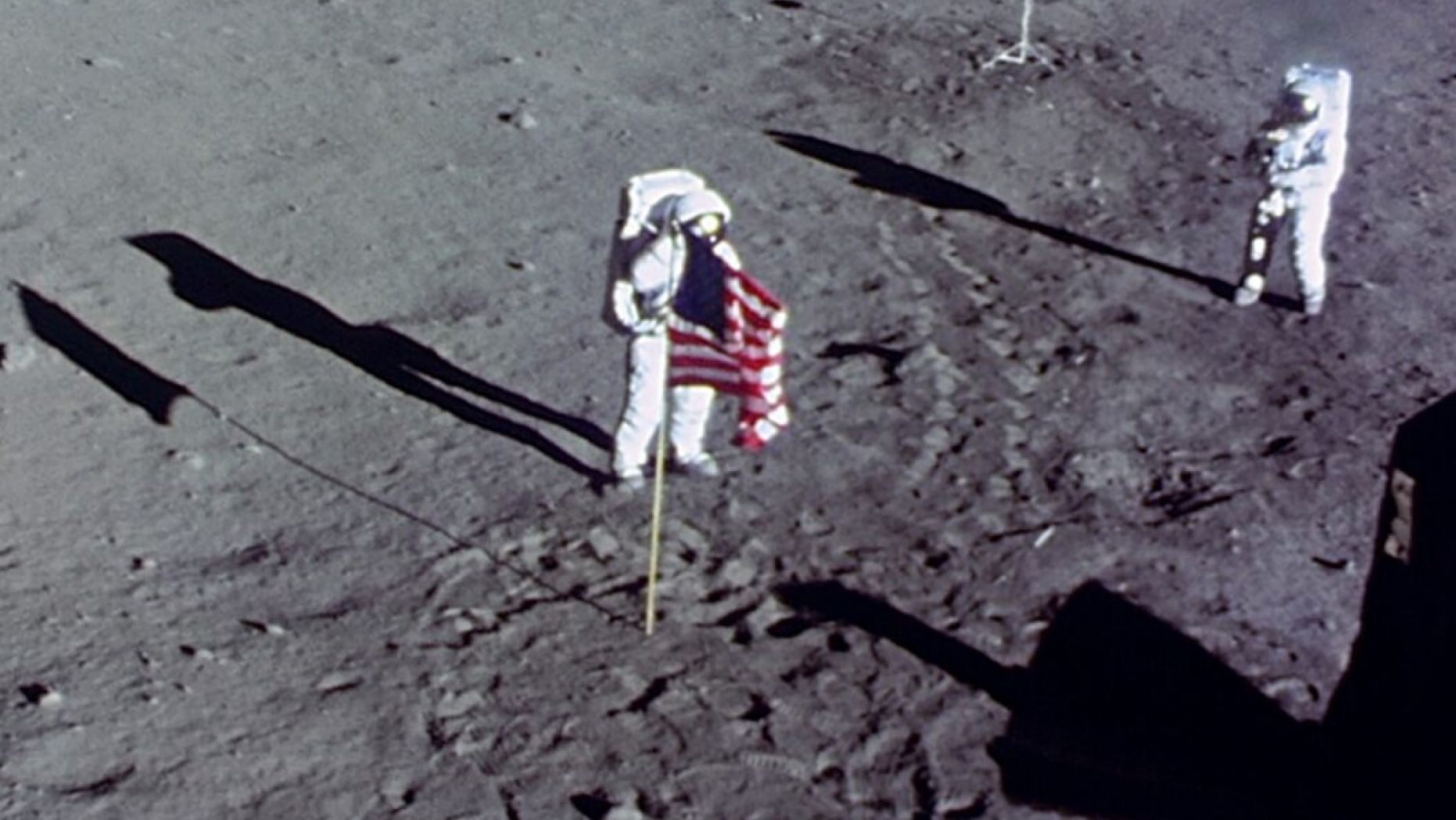 Actual Face of Buzz Aldrin Seen on Moon for the First Time in New ...