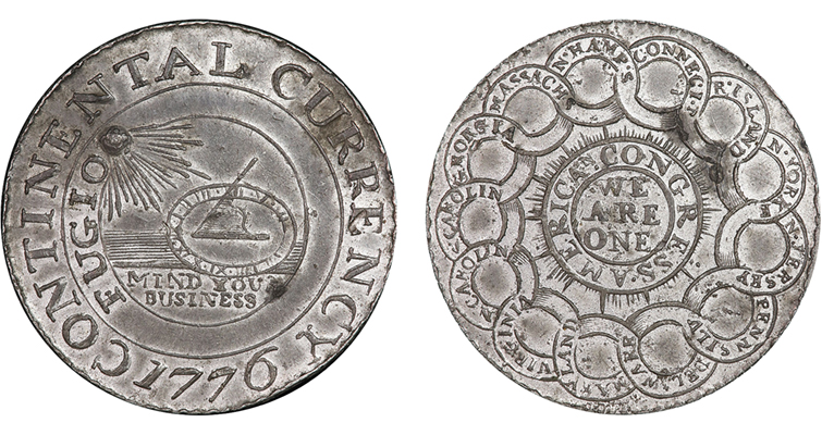 1776 Continental Dollar Bought for 50 cents at Flea Market Sells for ...