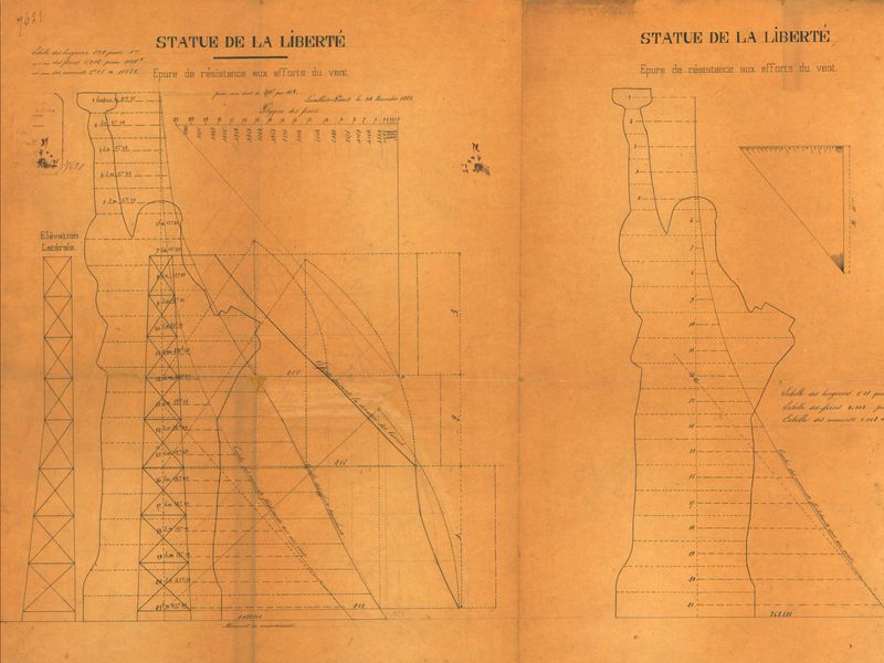 Newly Discovered Plans Show Big Last Minute Change to Statue of Liberty ...