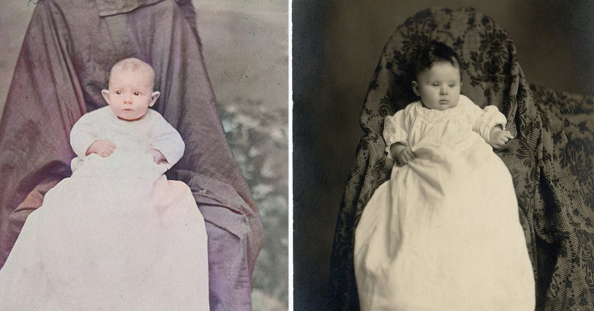 What Is The Covered Figure Lurking Behind Victorian Babies? | The ...