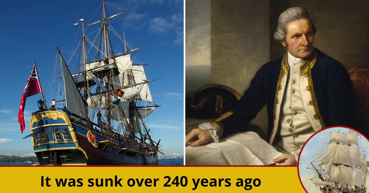 Captain Cook's HMS Endeavour Found Off the Coast of Rhode Island