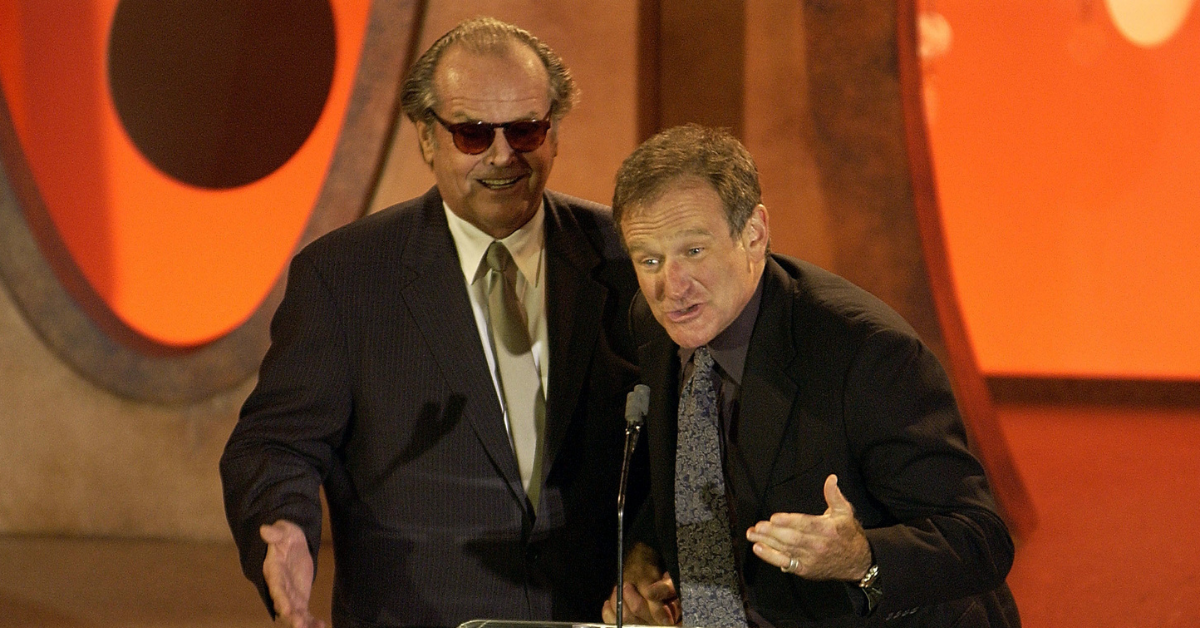When Robin Williams Helped a 'Baked' Jack Nicholson Accept His Best ...