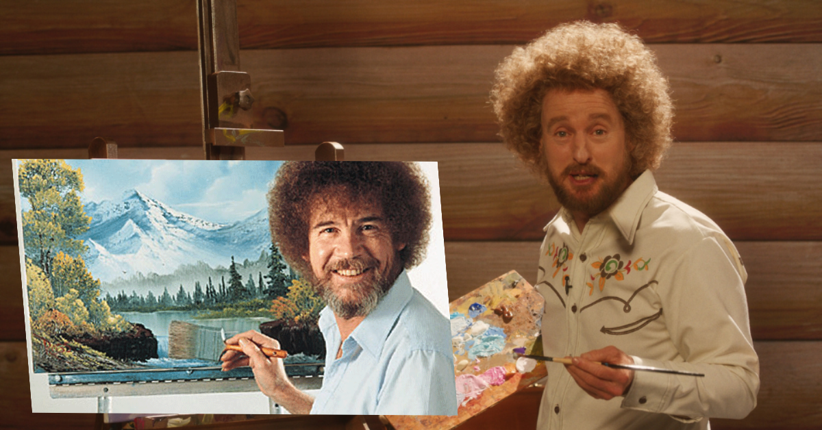 Wait a Minute, Owen Wilson’s Character in ‘Paint’ Isn’t Bob Ross? | The ...