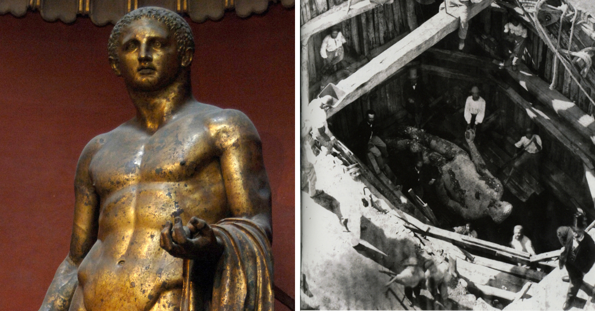 Once Struck By Lightning, This Ancient Statue of Hercules Now Shows Its ...