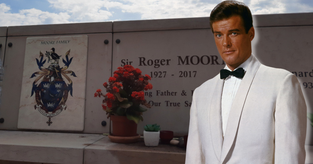 Sir Roger Moore's Gravesite Vandalized in Monaco | The Vintage News